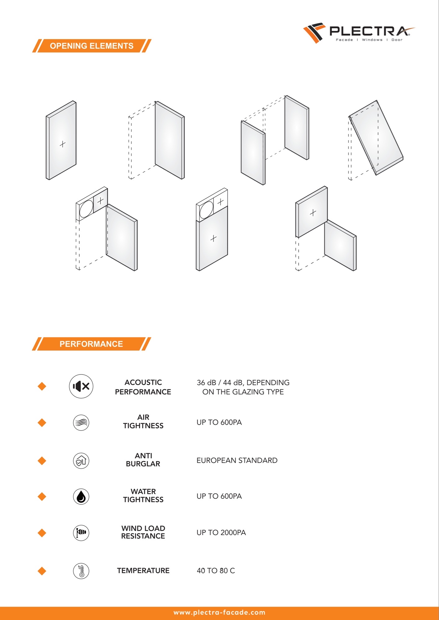 PC45 Casement Window System - PLECTRA - Facade, Aluminium Windows ...